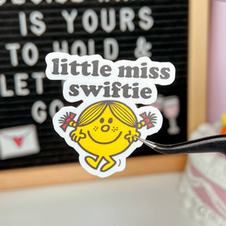 Little Miss Swiftie x Taylor Swift Waterproof Vinyl Sticker | Shopee ...