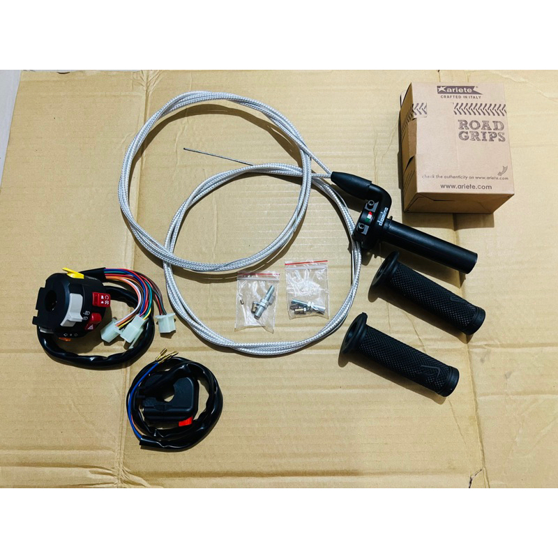 DOMINO QUICK THROTTLE WITH CABLE RAIDER FI /PCX / NMAX V1/ NMAX V2 ...
