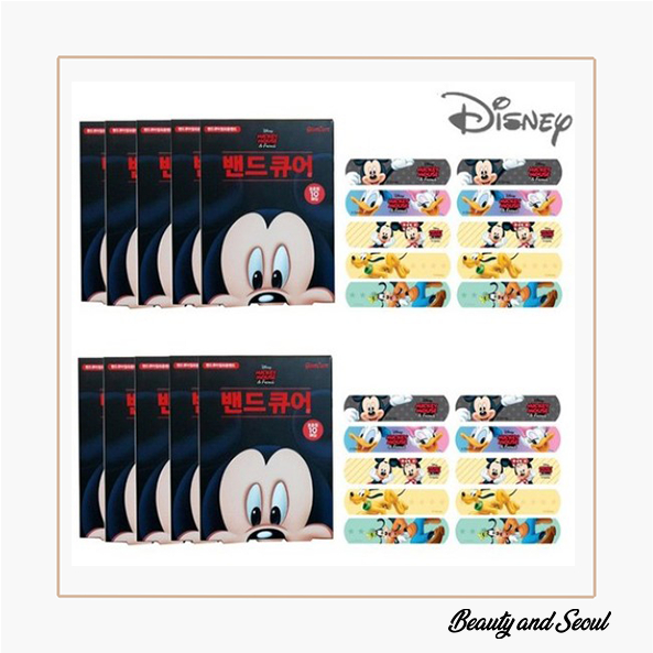 Daiso Korea - Mickey Mouse Band-aid Bandcure Standard size 10 pieces ...
