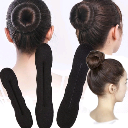 Women Hair Styling Bun Sponge Disc Hair For Bud Head/orean Sponge Ball ...
