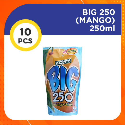 Zest-O BIG250 (Mango) 250ml x 10 | Shopee Philippines