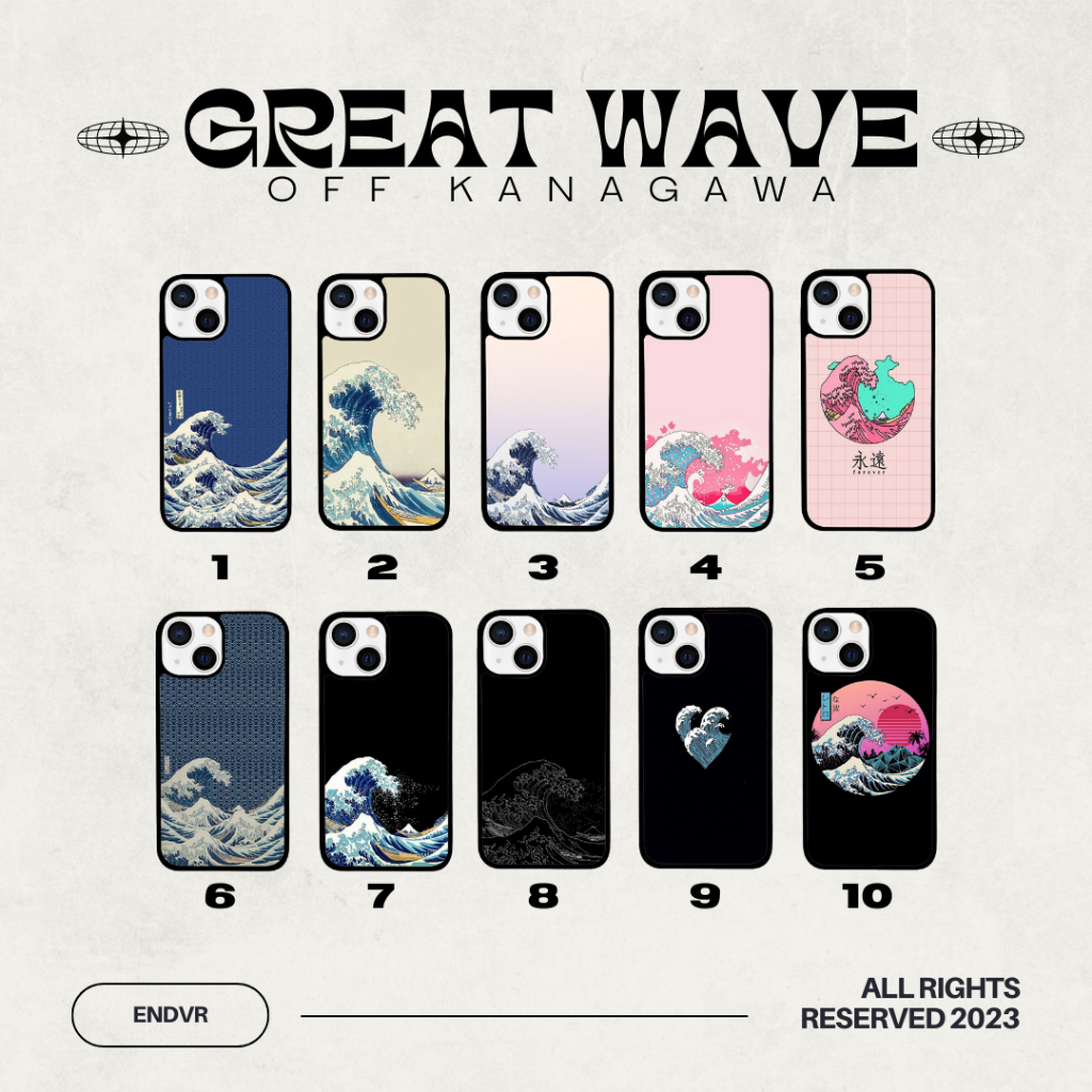 Great Wave off Kanagawa Phone Case IPHONE and ANDROID | Shopee Philippines