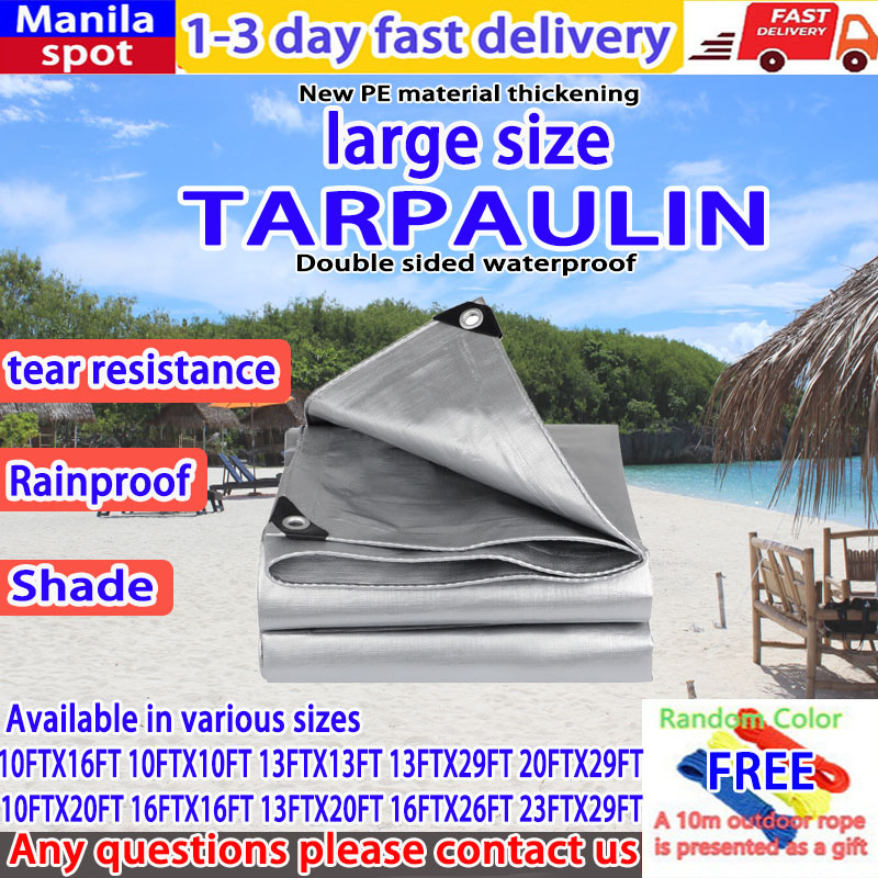 Anti storm Tarpaulin Trapal Lona tolda canvas 20ft x 20ft Rain Proof ...