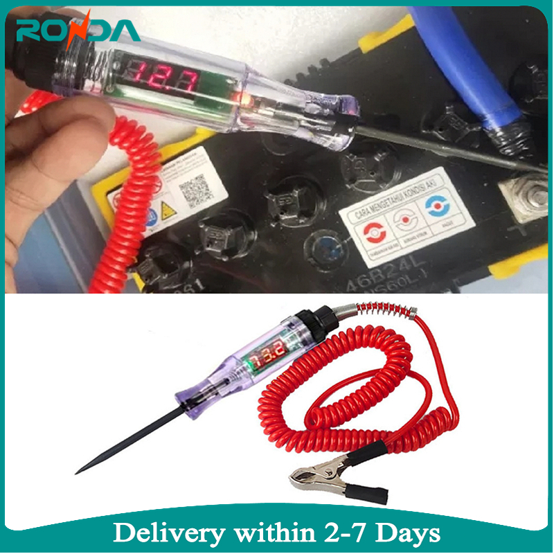 3V-90V Car Circuit Tester Pen Auto Fuse Test Probe Light Bulb ...