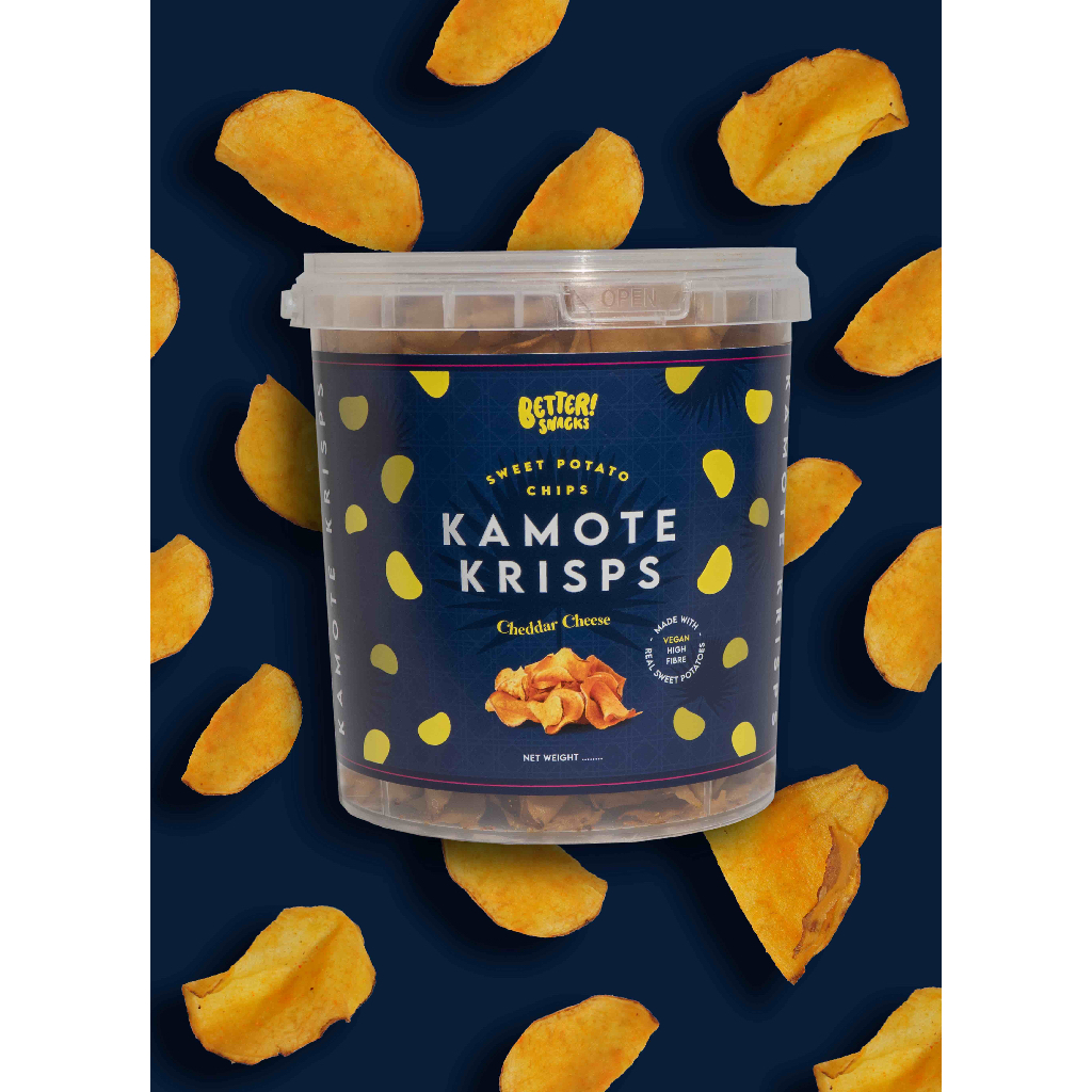 Better Snacks Kamote Chips Cheddar Cheese Medium Tub | Shopee Philippines