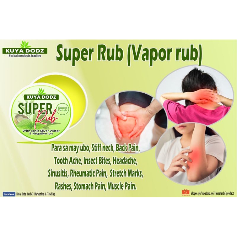 super rub pain relief kuya dodz brand | Shopee Philippines