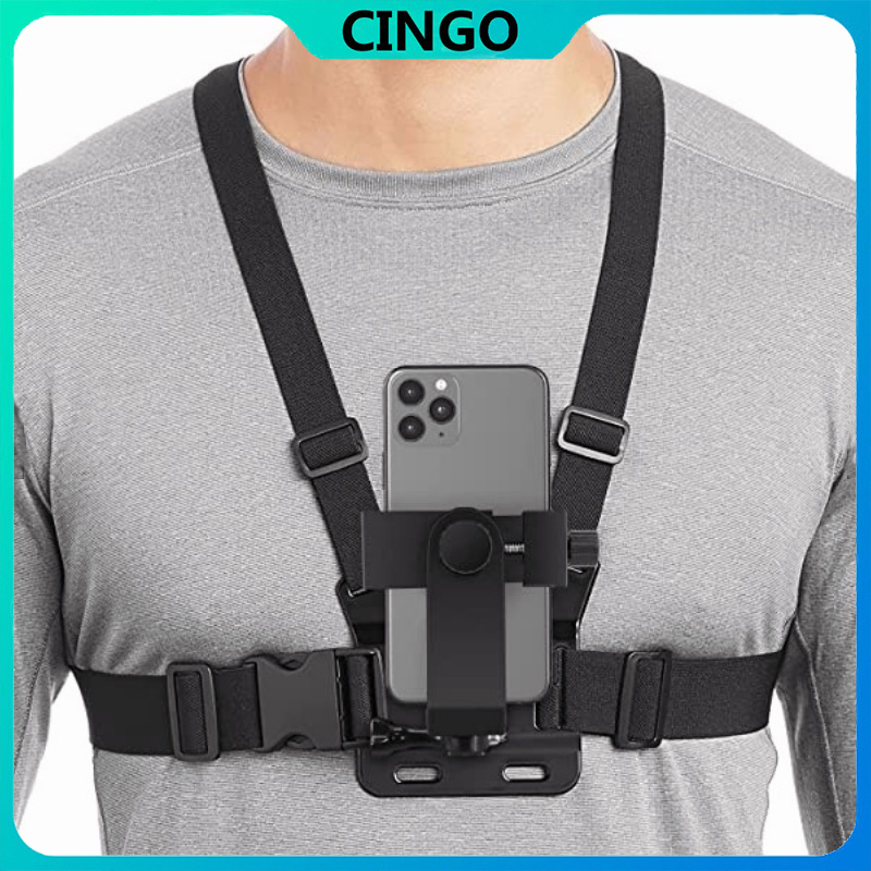 chest cellphone holder Mobile Phone Chest Strap Mount GoPro Chest ...