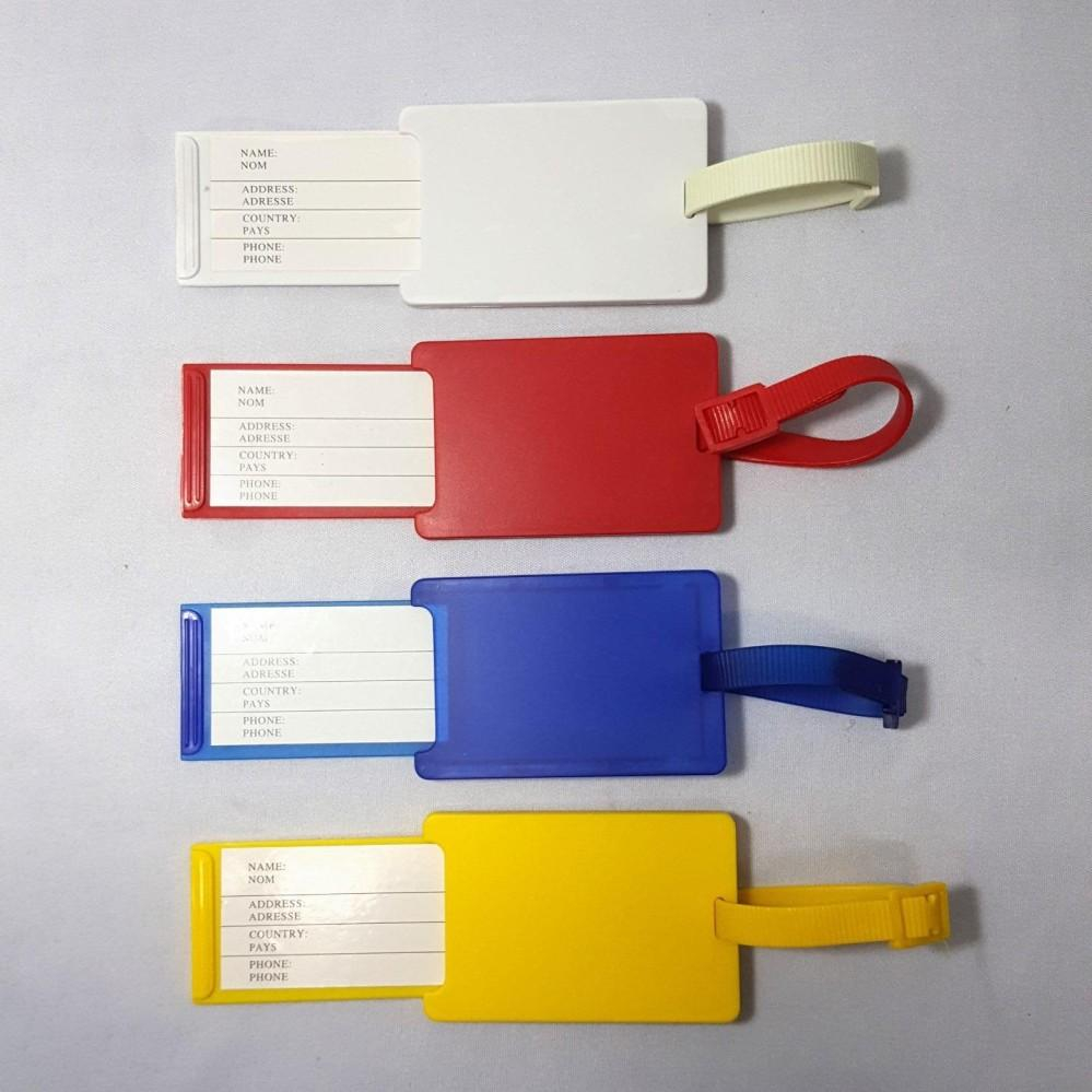 [Apex Imports] Hard Plastic Sliding Luggage Tag (No Window) | Shopee ...