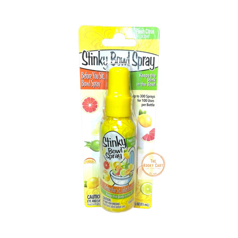 Stinky Bowl Toilet Spray Freshener Fresh Citrus Scent | Shopee Philippines