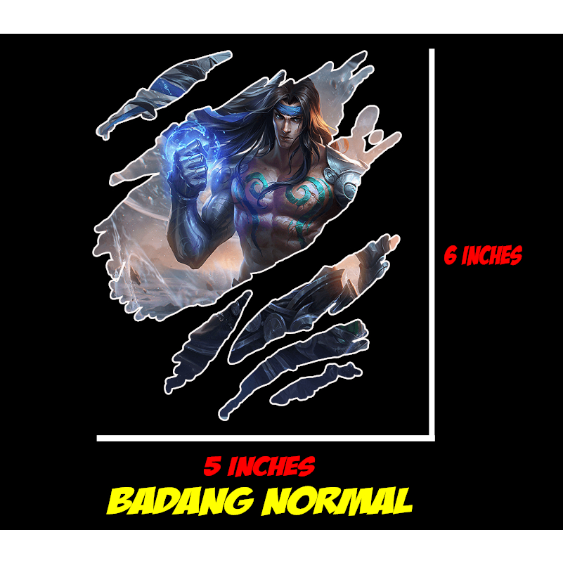 Mobile legends Medium size 6x5 inches Printable stickers for Tumbler ...