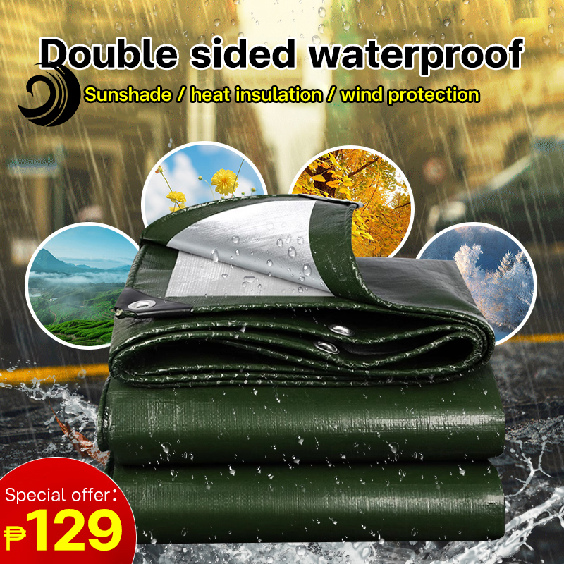 Trapal waterproof makapal Canopy heavy duty outdoor portable tarpaulin ...