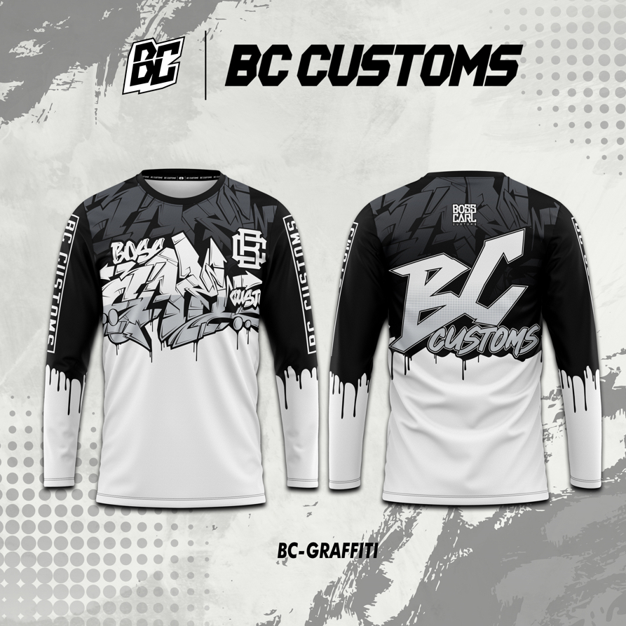BC GRAFFITI Riding Jersey Shirt Longsleeves | Shopee Philippines