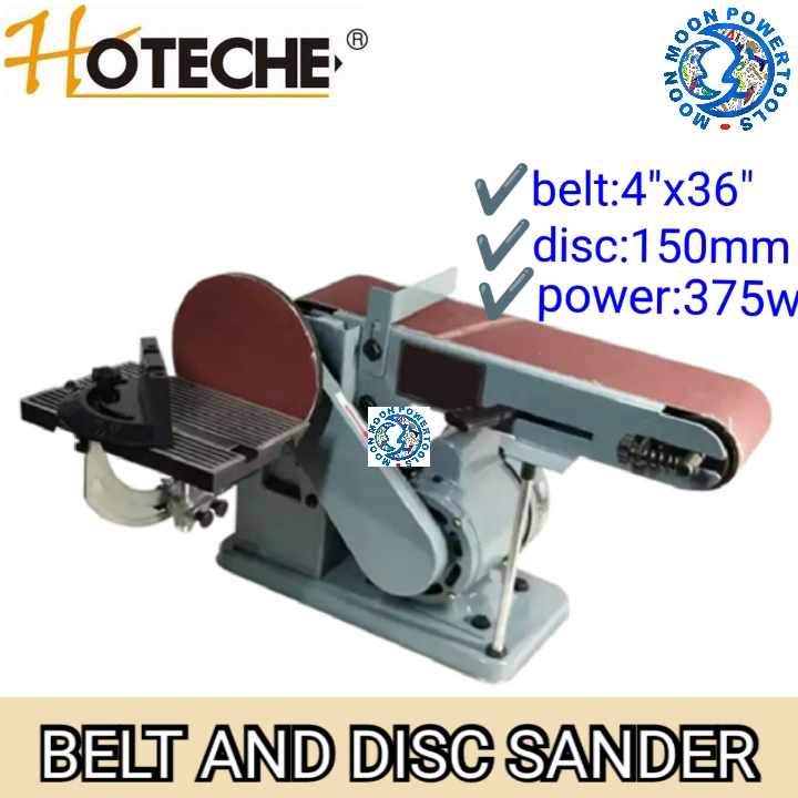 Hoteche #805402 Belt And Disc Sander Sanding Machine 150MM (6 ...