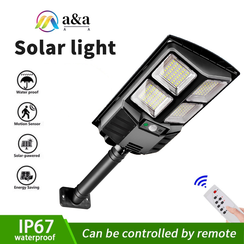 A&AAA Solar Lights Outdoor Waterproof Solar Street Light LED Solar ...