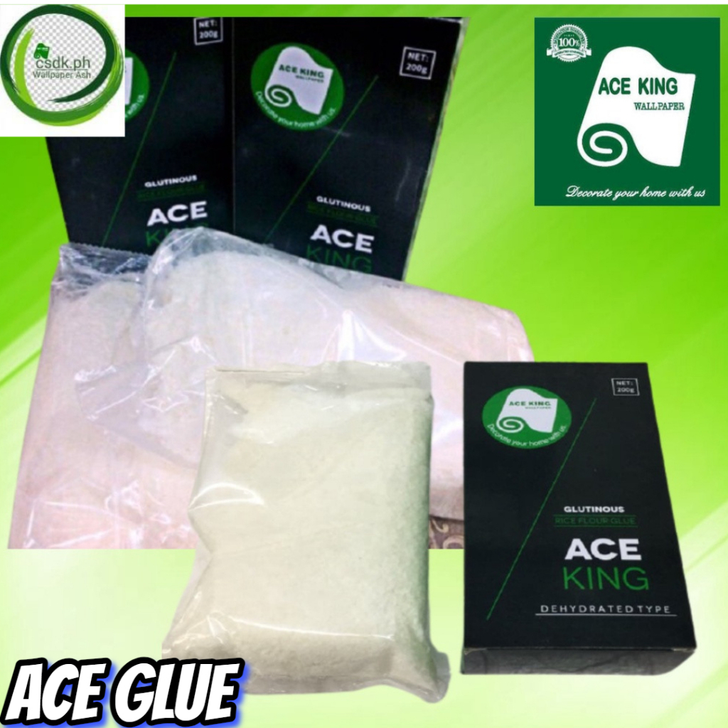 Wallpaper Ash Glutinous Rice Flour Adhesive GLUE ( Aceking Brand ...