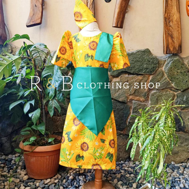 BALINTAWAK DRESS FOR KIDS☀️ FILIPINIANA ⭐ 4-IN-1 CHECKERED & FLORAL ...