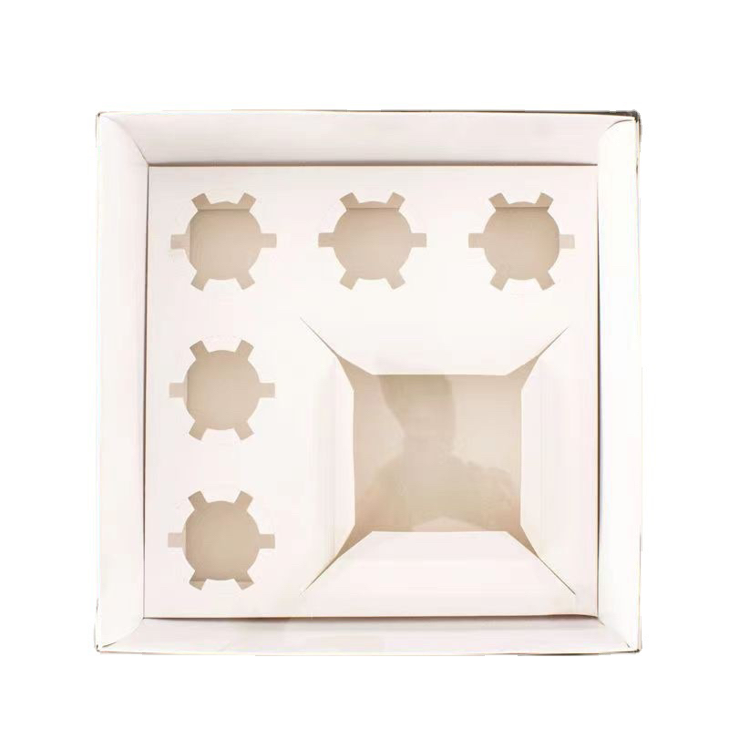 [5&10PCS] COMBO BENTO CAKE & CUPCAKE SET BOX WITH ACETATE TOP 12x12x5 ...