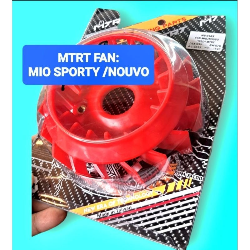 FAN FOR MIO SPORTY/ NOUVO OR NMAX/AEROX - MTRT BRAND | Shopee Philippines