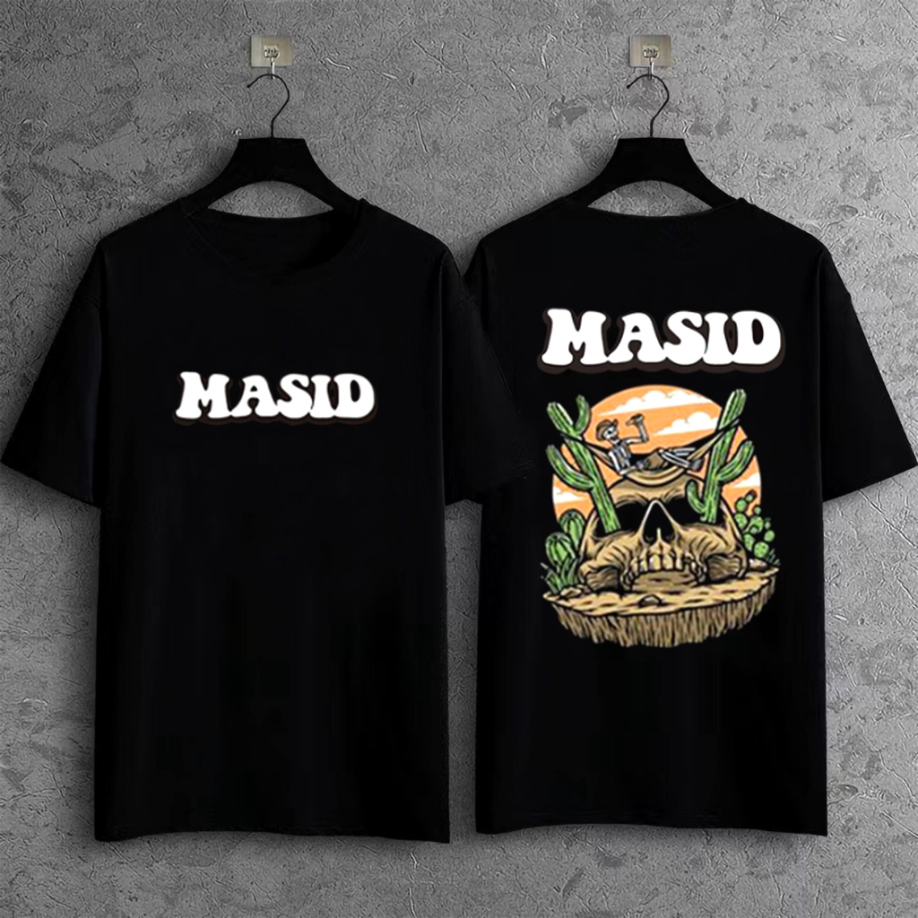 MASID tshirt for men original print front and back print single COD ...