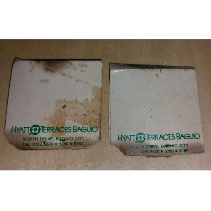 Vintage Collectible Hyatt Terraces Baguio Hotel Matchbook Matches ...