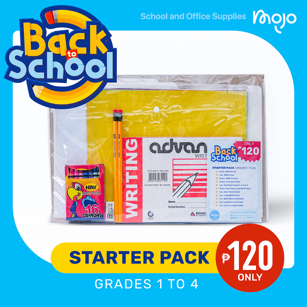 Back to school promo starter pack grade 1 to 4 school supplies set 2023 ...