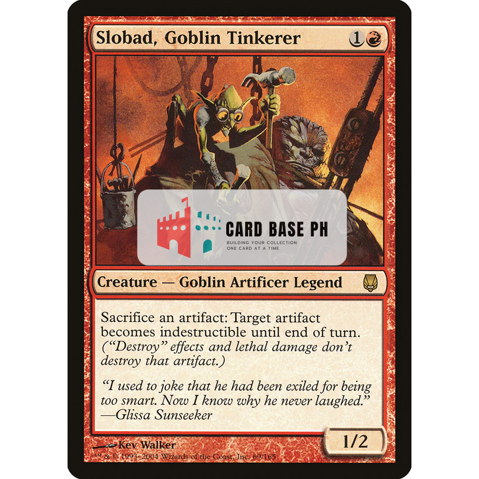 Slobad, Goblin Tinkerer - Magic the Gathering Trading Card | Shopee ...