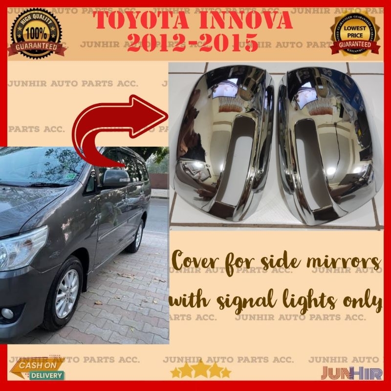 Toyota Innova 2012 2013 2014 2015 Decorative Side Mirror Cover for Side ...