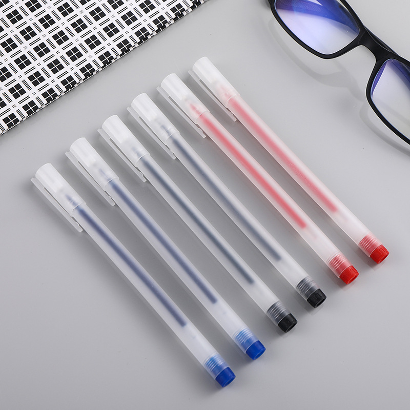 Ballpen muji style Gel Pens Sign Pens Black, Red, Blue 0.5mm for School ...