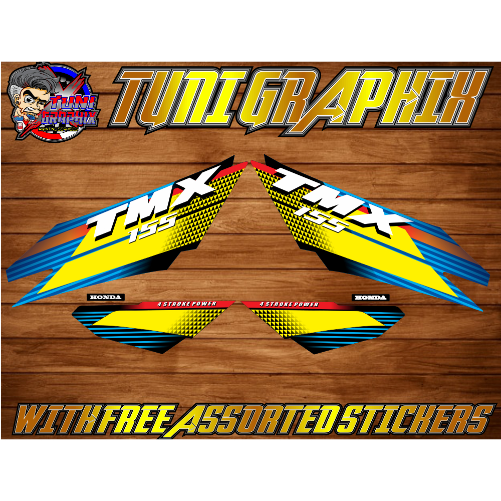 Tmx 155 Kaliskis stock decals | Shopee Philippines
