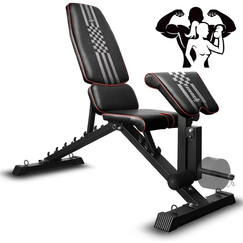 IPOW USA Adjustable Workout Weight Bench 1000 Lbs Capacity Foldable ...