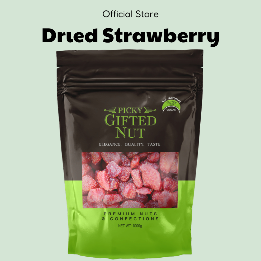 Picky Dried Strawberries Premium Quality -Dried Fruits | Shopee Philippines