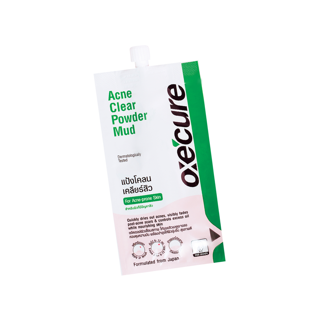 OXECURE Acne Clear Powder Mud 5g | Shopee Philippines