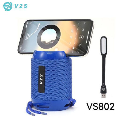 V2S VS802 4.2 Wireless Bluetooth Speaker Rechargeable Support TF/USB ...