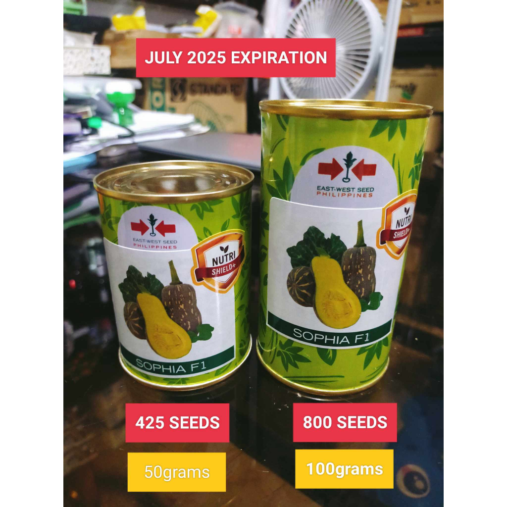 EAST WEST SOPHIA KALABASA SEEDS 50GRAMS AND 100 GRAMS 2/27EXPIRATION ...