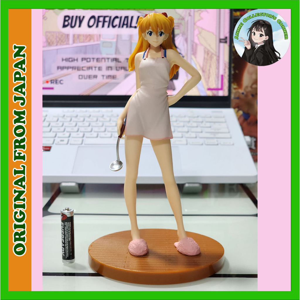 Shikinami Asuka Langley Ichiban Kuji Prize B Figure Apron version Neon ...