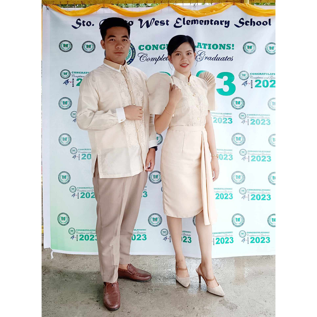 NEW ARRIVAL!!! MODERN FILIPINIANA BLOUSE AND SKIRT (TERNO) MAKAPAL w ...