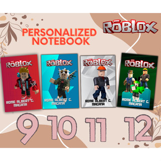 Customized Roblox Notebooks with photo top - per piece | Shopee Philippines