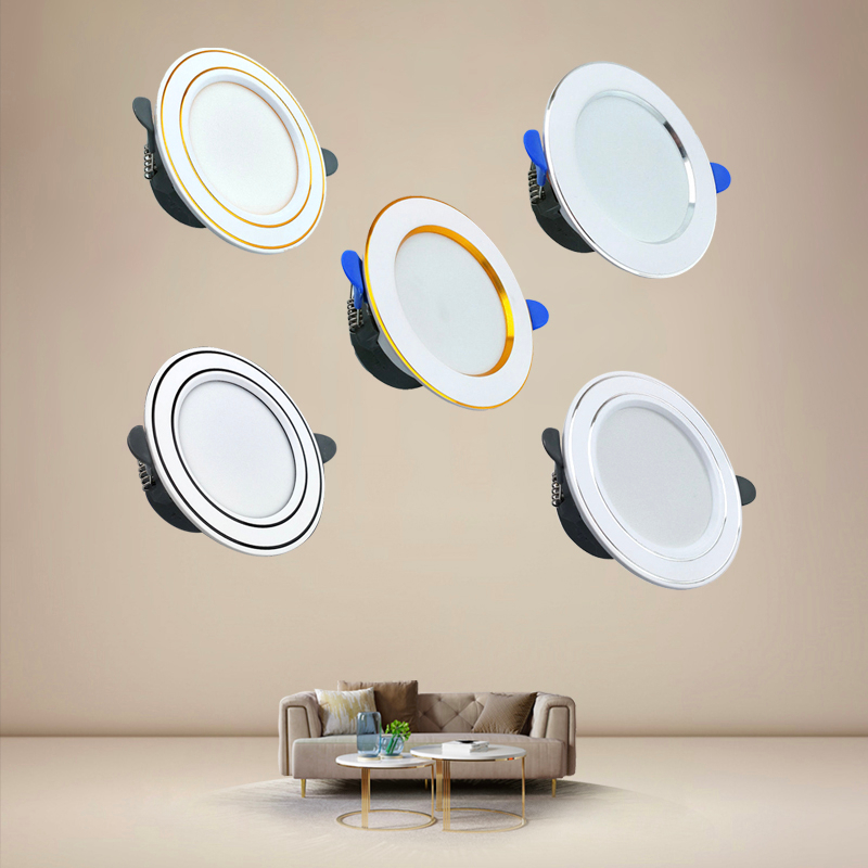 K2_Lighting Tricolor Pin Light Ceiling Light Cob Light Recessed Downlight Panel Light Led Spot ...