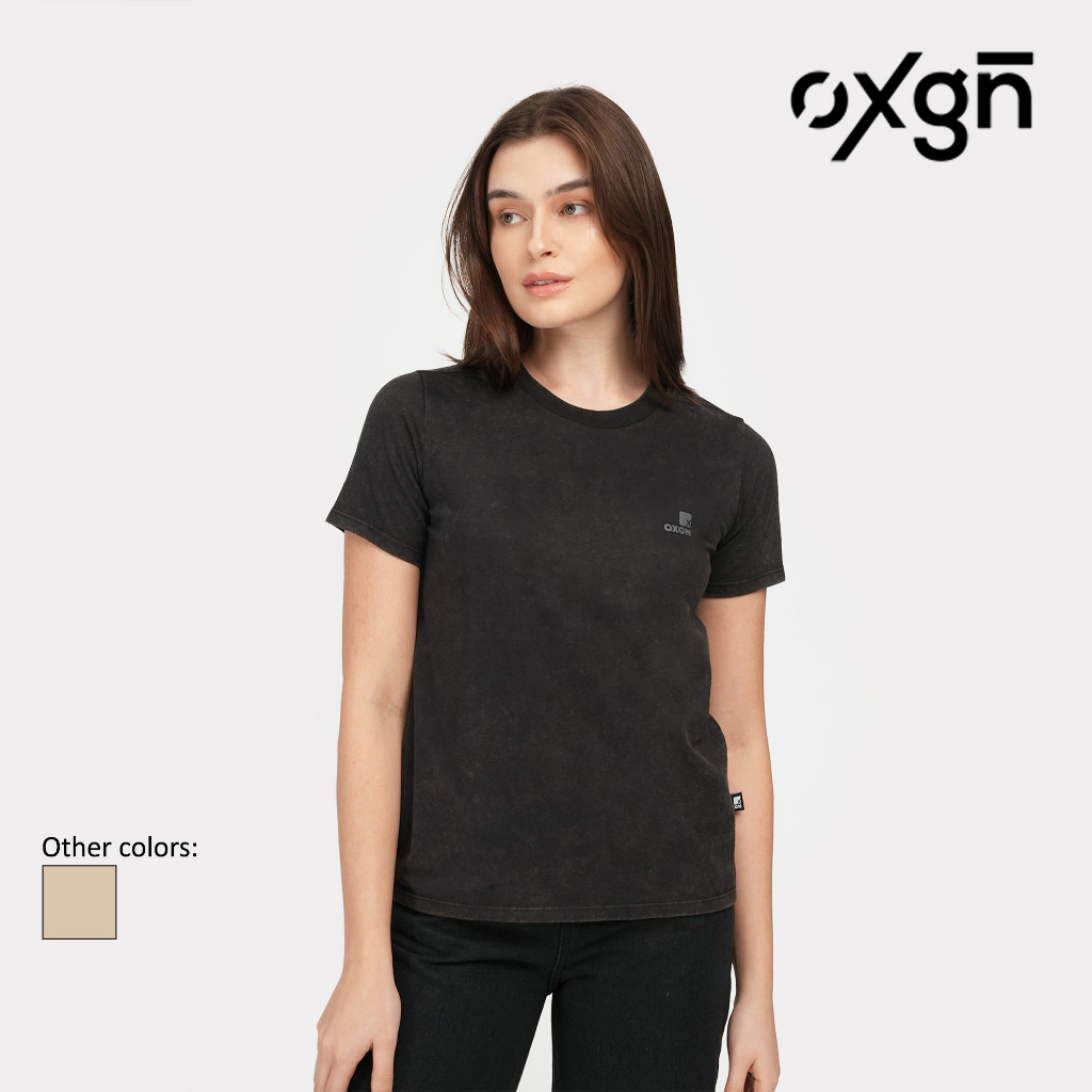 OXGN Generations Overdye T-Shirt For Women (Black/Taupe/Blush/Blue ...