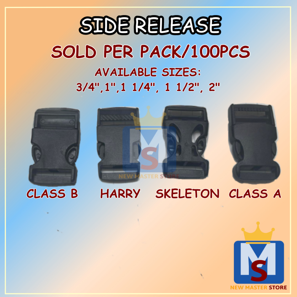 Black Button Dig / Side Release / Buckle For ID Lace Making/ Bag Making ...