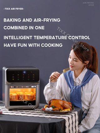 Tixx Air Fryer Oven 16L Large Capacity Kitchen Appliance | Shopee ...