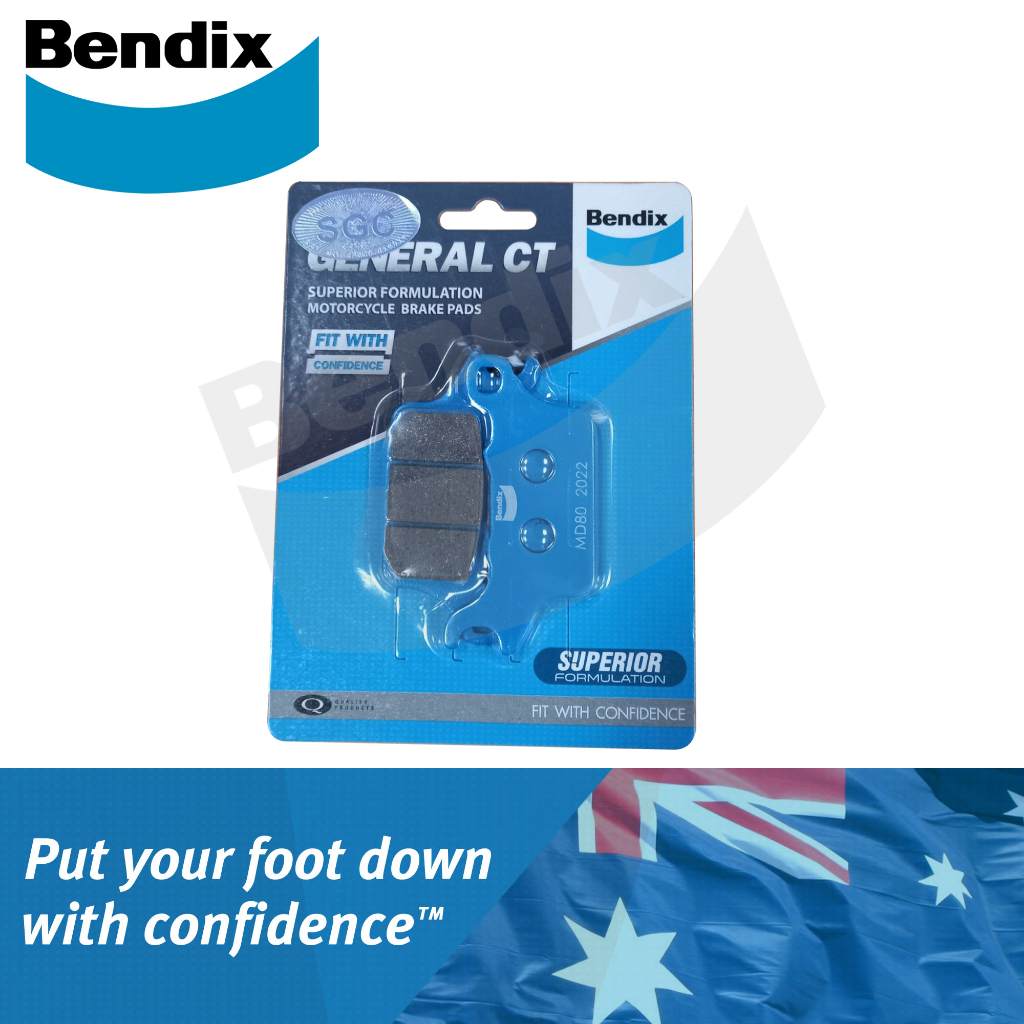 Bendix Motorcycle Brake Pads Front for Honda Click 125i /160 Click 150i ...