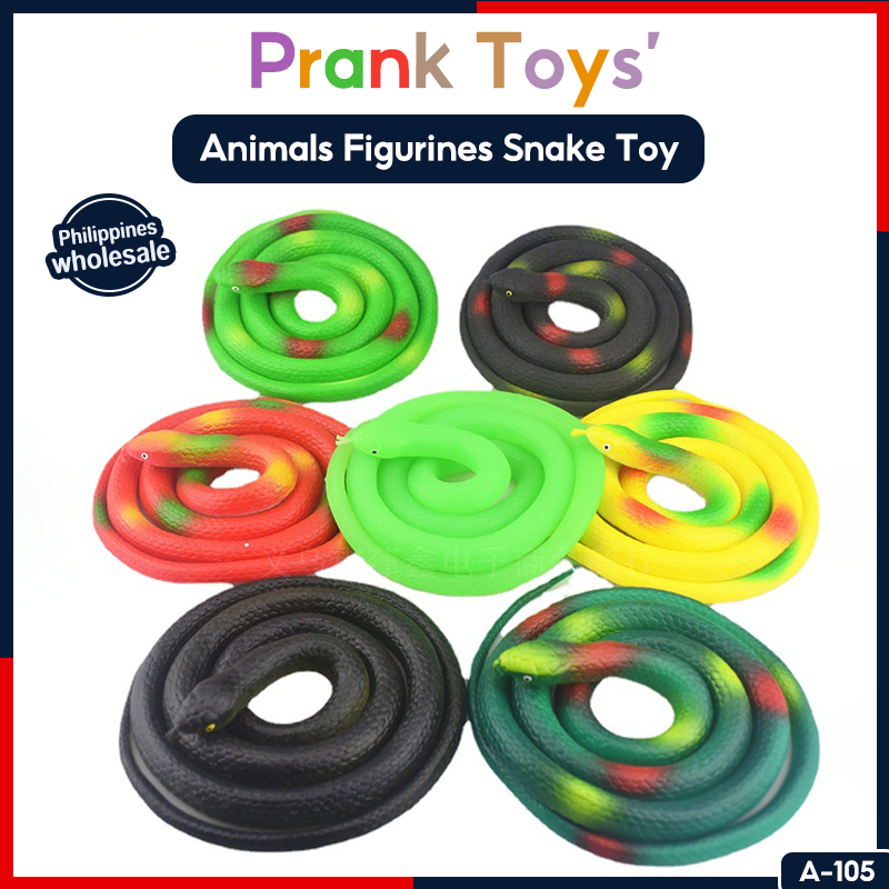 Figurines Snake Toy Snake Toys Fake Snake Rubber Snake Toy Lootbag ...