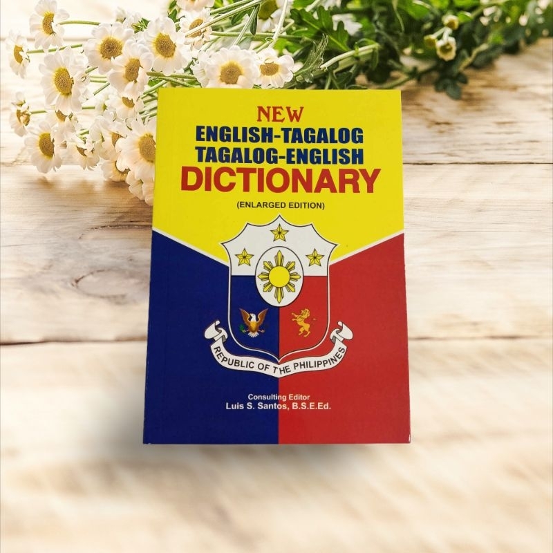 New English-Tagalog Tagalog -English Dictionary By Santos | Shopee ...