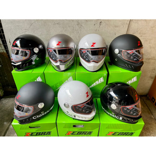 ZEBRA 811 Classic Retro helmet WITH LOTS OF FREEBIES | Shopee Philippines