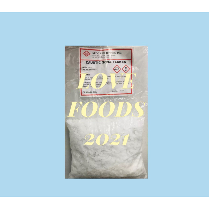 CAUSTIC SODA FLAKES 1kg | 1kilo (SOSA | Sodium Hydroxide | Lye ...