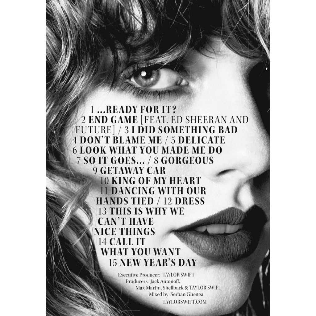 Taylor Swift Reputation Speak Now The Eras Tour Posters A4 Size ...