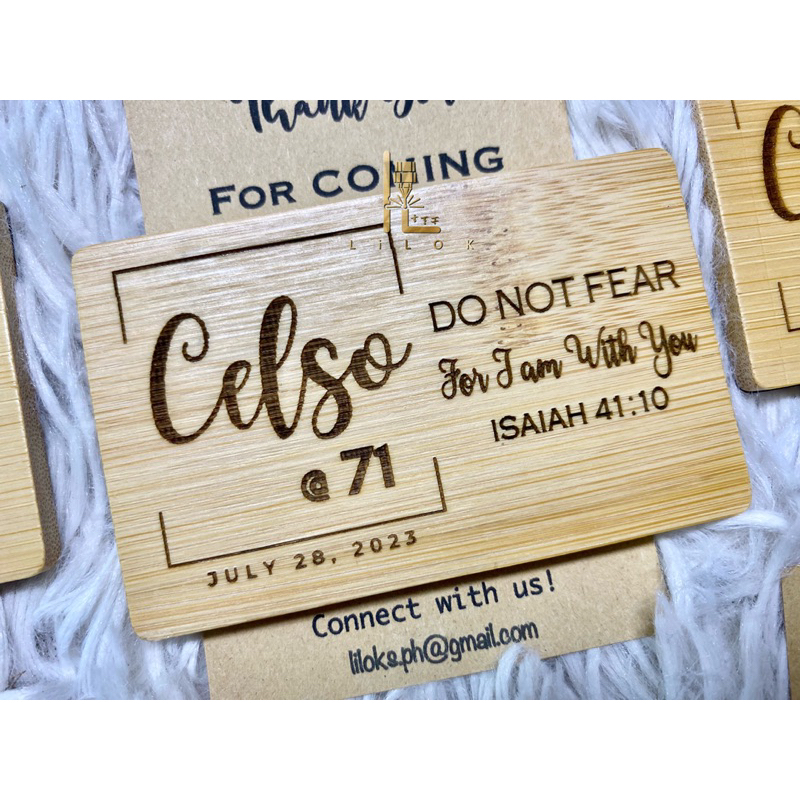 Personalized Wooden Ref Magnet | Laser Engraved | Shopee Philippines
