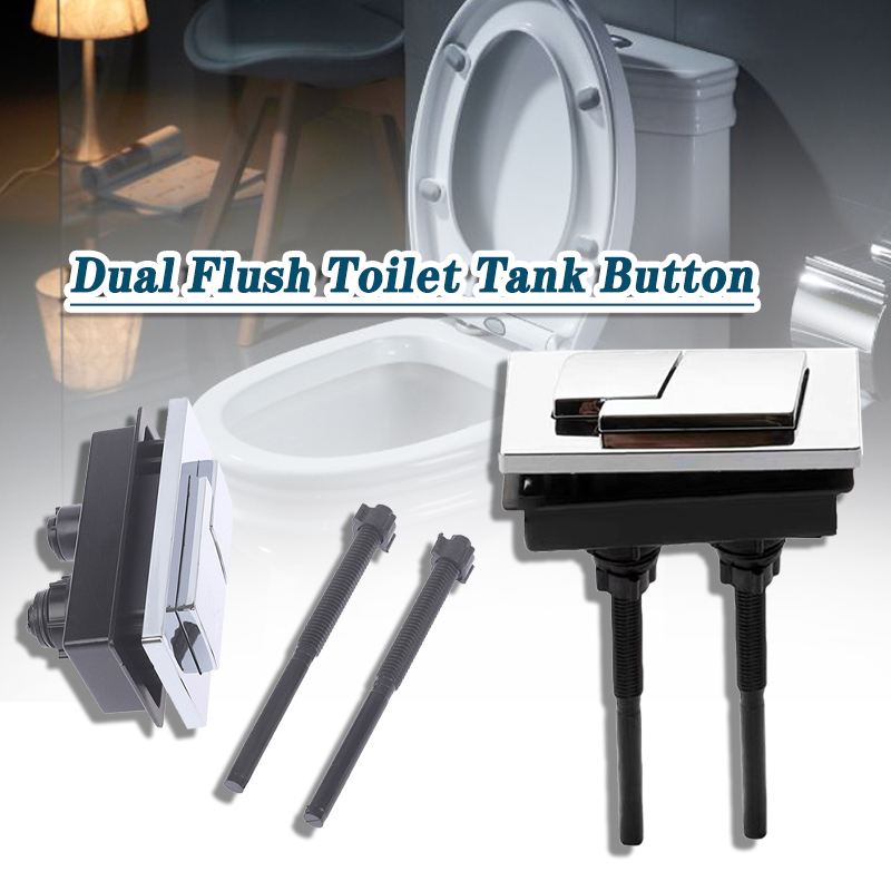 Square Toilet Button Plastic Dual Flush Toilet Tank Button Toilet Water ...