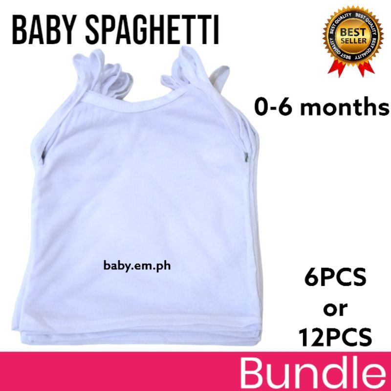 12PCS or 6PCS BABY SPAGHETTI for baby girl 0-6 months old/Newborn ...